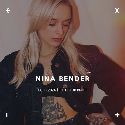 Nina Bender vystoupí v Brně 31. ledna 2025, Exit Club | RAVE.cz